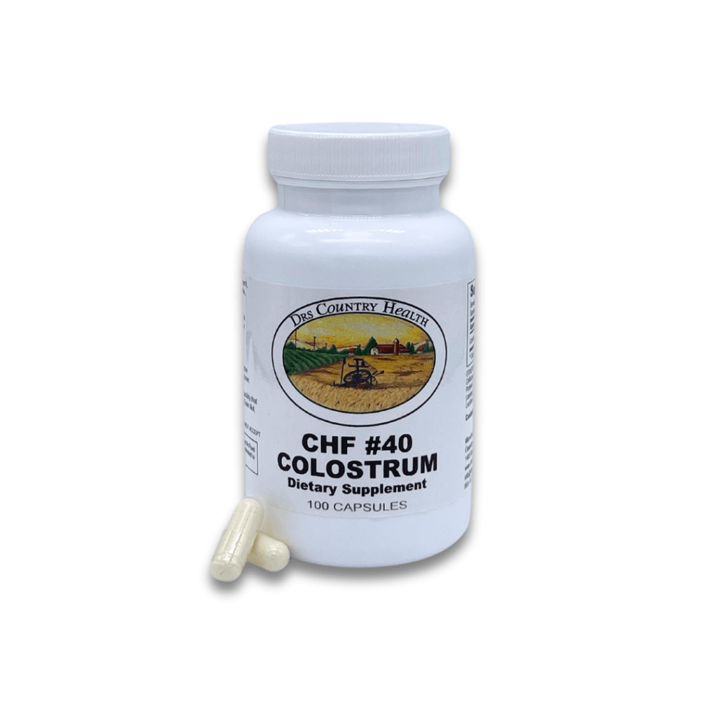CHF #40 Colostrum 100 Capsules | DRS Country Health