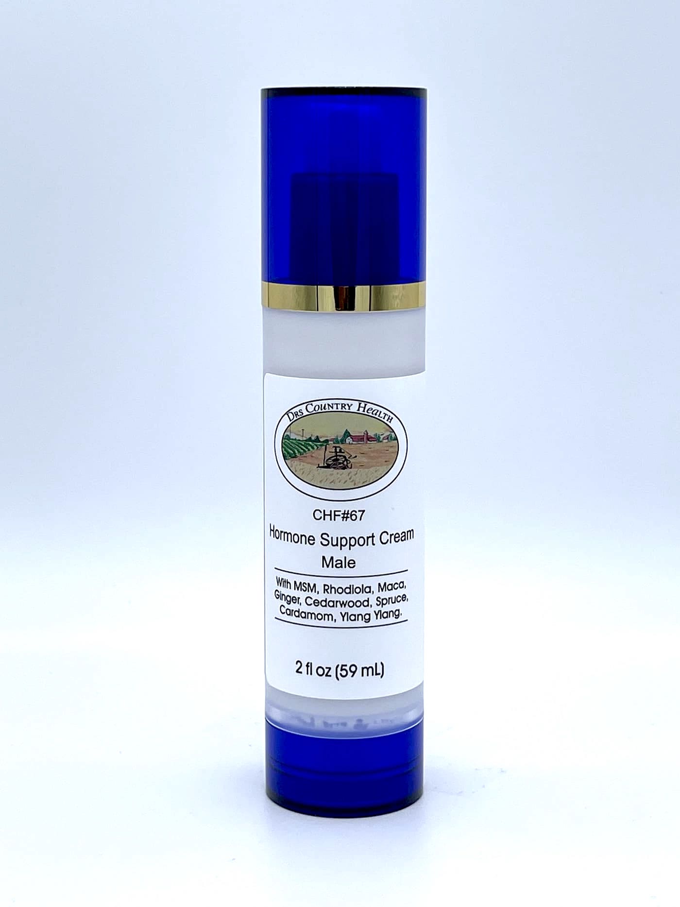 CHF #67 Male Hormone Support Cream 2 oz. | DRS Country Health